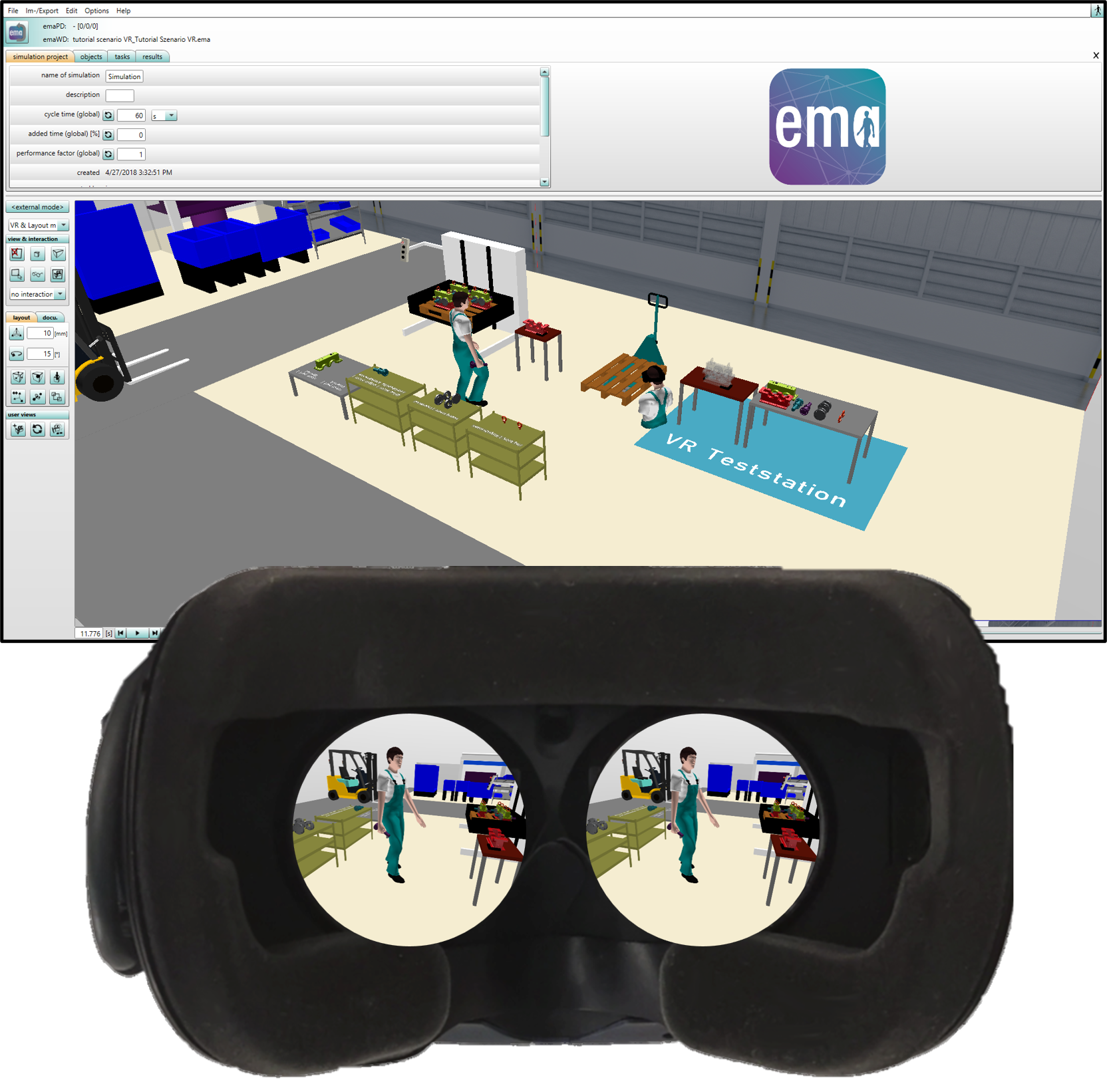 emaVR - ema Software Suite